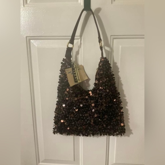 Tianni | Bags | Nwt Tianni Bronze Beaded Purse | Poshmark